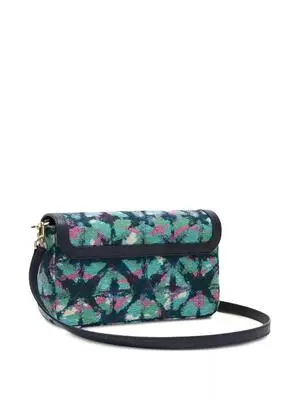 Furla Iride Small Floral-jacquard Crossbody Bag - Blue