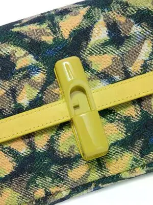 Furla Siride Floral-jacquard Crossbody Bag - Yellow