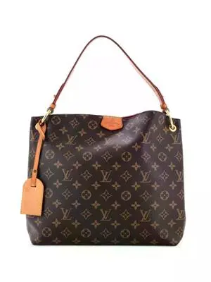 LOUIS VUITTON Graceful Handbag Monogram Canvas Pm - Brown