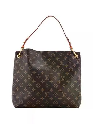 LOUIS VUITTON Graceful Handbag Monogram Canvas Pm - Brown
