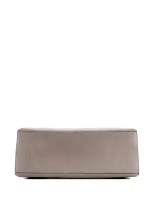 Gucci Bamboo Daily Top Handle Leather Large Satchel - Grey