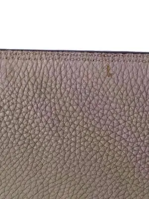 Gucci Bamboo Daily Top Handle Leather Large Satchel - Grey