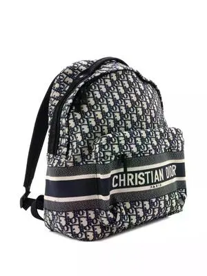 Dior Travel Oblique Canvas Medium Backpack