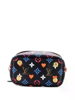 LOUIS VUITTON Vanity Handbag Limited Edition Game On Monogram Pm Satchel - Black