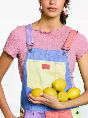 FAVORITE PEOPLE Mozzarela Colour-block Adjustable-straps Overalls