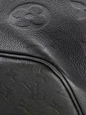 LOUIS VUITTON Neverfull Mm Tote Bag Monogram Empreinte Giant - Black