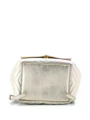 Saint Laurent Joe Matelasse Chevron Leather Backpack