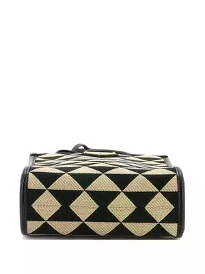 Prada Symbole Shopper Tote Jacquard Mini Crossbody Bag