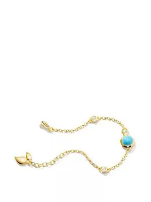 Tamara Comolli Bouton Turquoise And Diamond Chain Bracelet