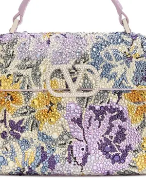 Valentino Garavani Vlogo Mini Embellished Top Handle Bag