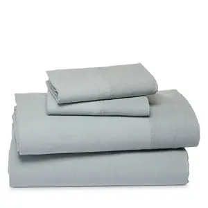 HUDSON PARK COLLECTION European Linen Sheet Set, King Exclusive - Mist