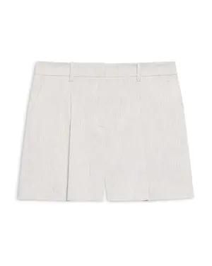 Theory Fluid Pleated Shorts