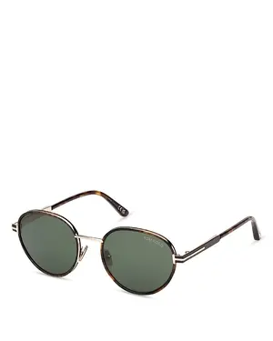 Tom Ford Havana Round Sunglasses