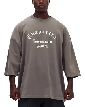 WILLY CHAVARRIA Buffalo Tee - Concrete