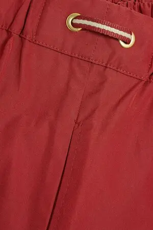 Max Mara Haway Cotton-poplin Shorts - Brick