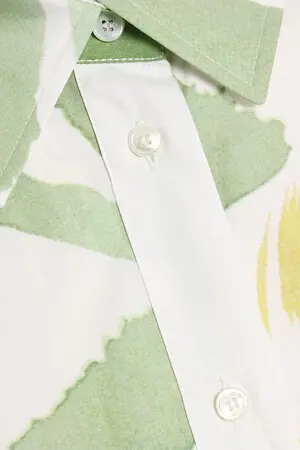 Max Mara Verace Printed Cotton-poplin Shirt