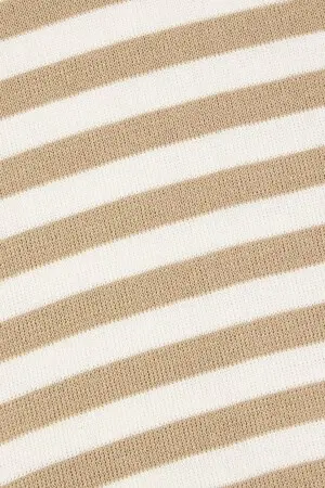 Max Mara Arnes Striped Tank - Beige