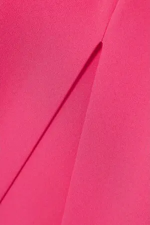 Safiyaa Opal One-sleeve Draped Stretch-crepe Midi Dress