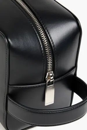Off-White Printed Leather Wash Bag