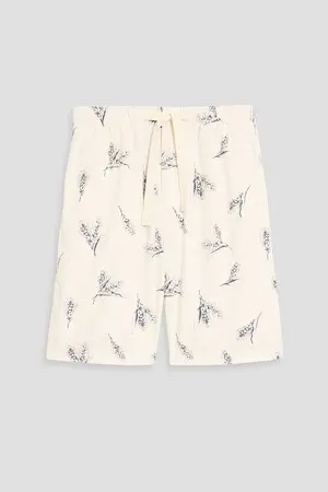 Nanamica Printed Cotton-blend Poplin Drawstring Shorts