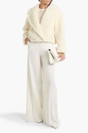 Max Mara Oggeri Alpaca, Wool And Silk-blend Jacket
