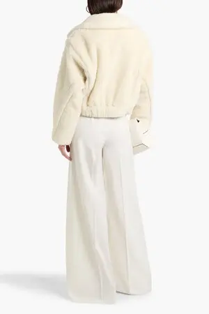 Max Mara Oggeri Alpaca, Wool And Silk-blend Jacket