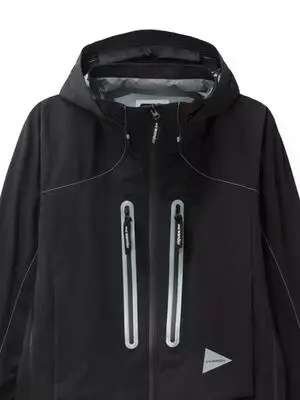 AND WANDER Hooded Jacket - Black