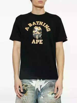 A BATHING APE Printed T-shirt - Black