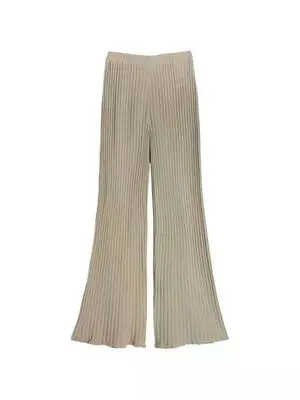 MARGHERITA MACCAPANI Flared Hem Knit Trousers