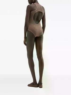 MARGHERITA MACCAPANI Cutout One-piece - Neutrals