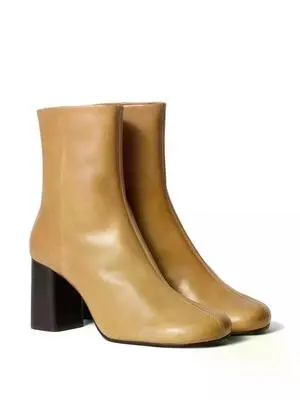 LEMAIRE Anatomic Stitching Leather Boots - Neutrals