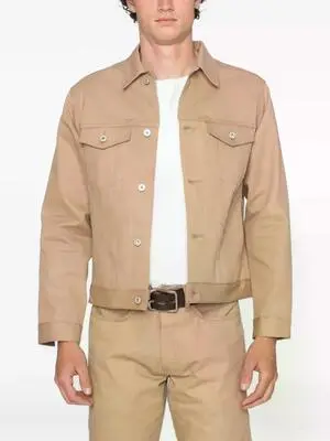 Naked & Famous Denim Selvedge Slacks Patch Pocket Denim Jacket