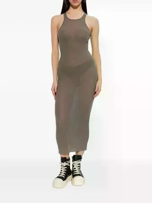 Rick Owens Ribbed Midi Dress