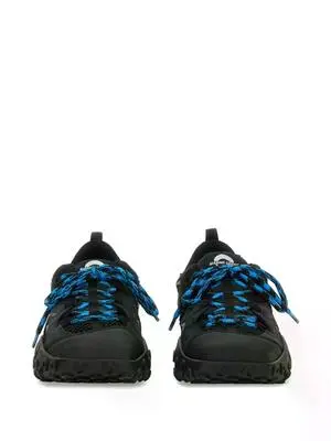 MARINE SERRE Cutout Leather Sneakers