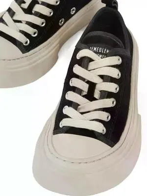 ANN DEMEULEMEESTER Halli Suede Platform Sneakers
