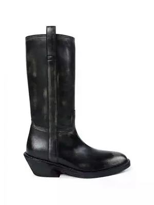ANN DEMEULEMEESTER Laxit Pull-on Boots - Black