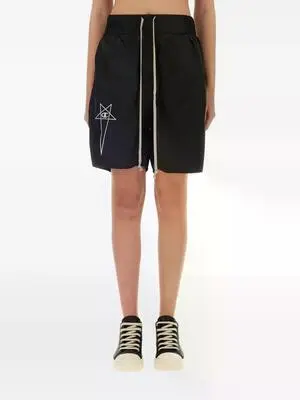 Rick Owens Logo Drawstring Shorts