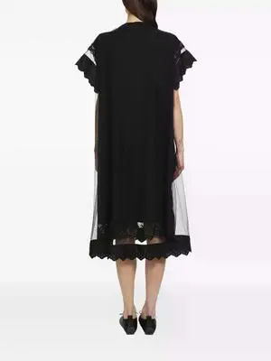 Simone Rocha Layered Lace Trim Dress