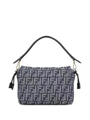 Fendi Logo Shoulder Bag - Blue