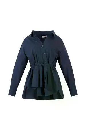 Rosie Assoulin Collared Pleated Shirt