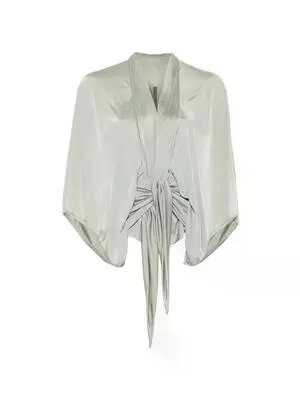 Rick Owens Draped Sleeveless Blouse - Green