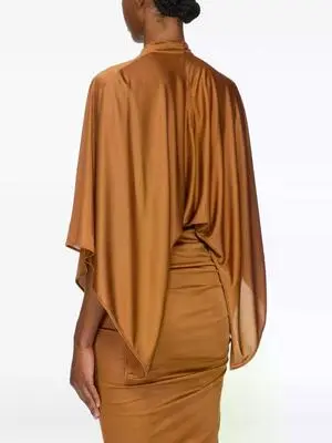 Rick Owens Knot-detail Blouse - Brown