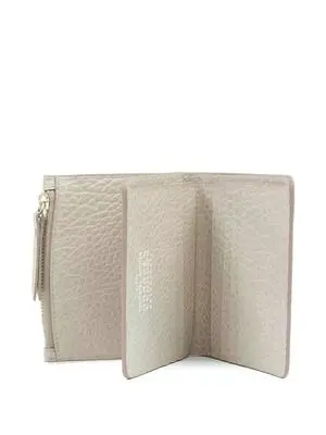 MAISON MARGIELA Grainy Flap Leather Wallet - Neutrals