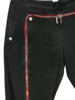 John Galliano Zip Detail Trousers