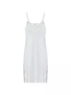 Hanro Cira Lace-trim Nightdress - White