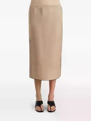 Khaite Syndi Silk Skirt