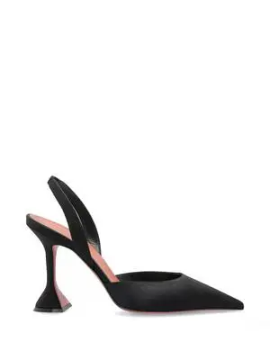 Amina Muaddi Holli Slingback Pumps - Black
