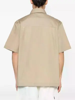 Carhartt Work In Progress Short Sleeve Postal Zip Shirt - Neutrals