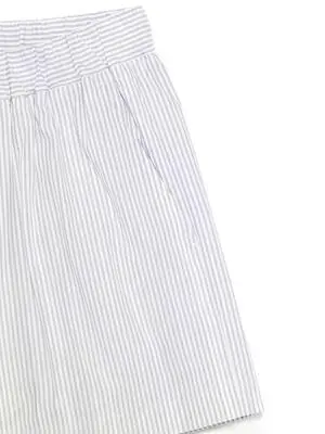MANUEL RITZ Striped Shorts - White