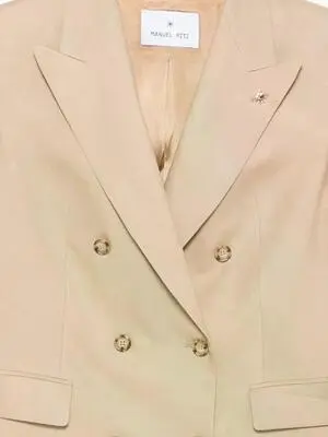 MANUEL RITZ Double-breasted Jacket - Neutrals